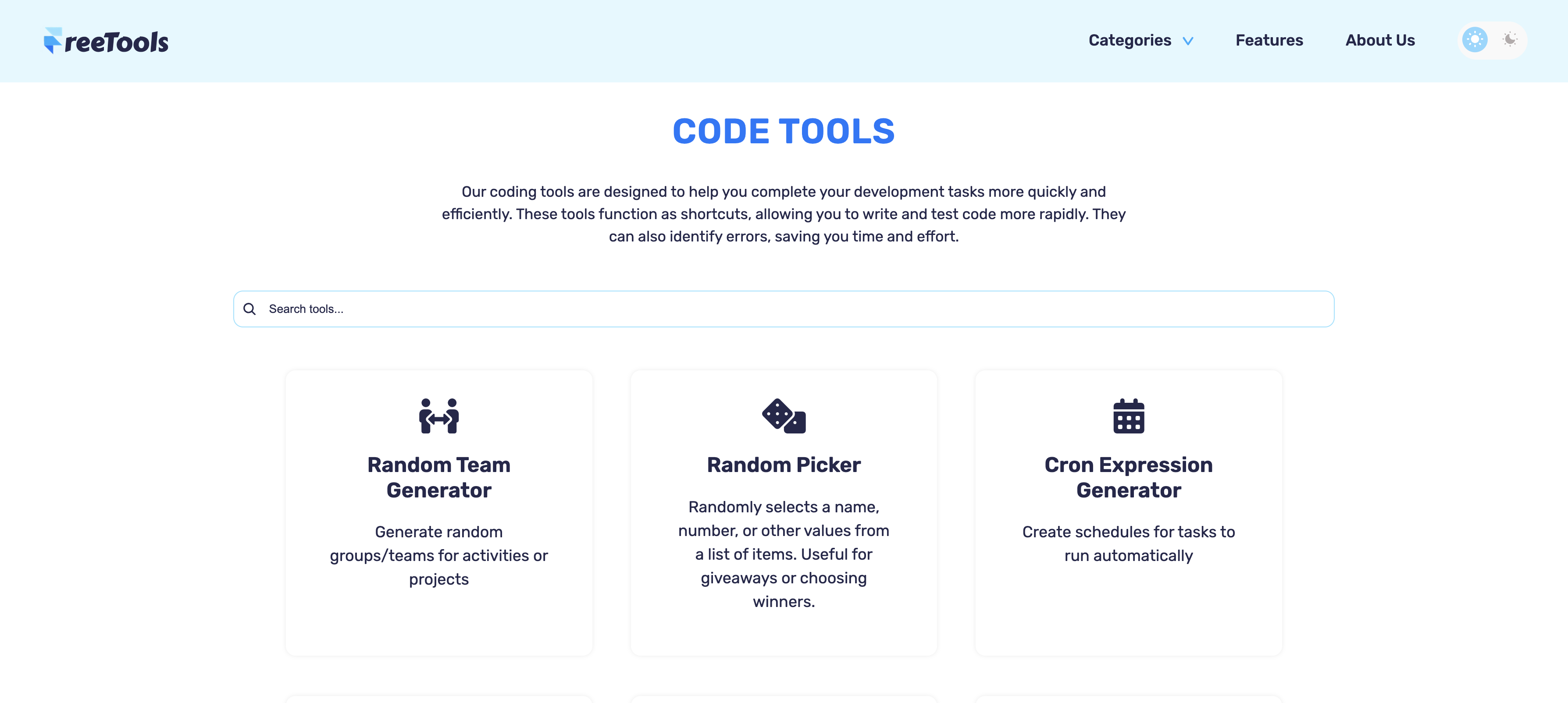 Code Tools — Free Coding Solutions for Developers