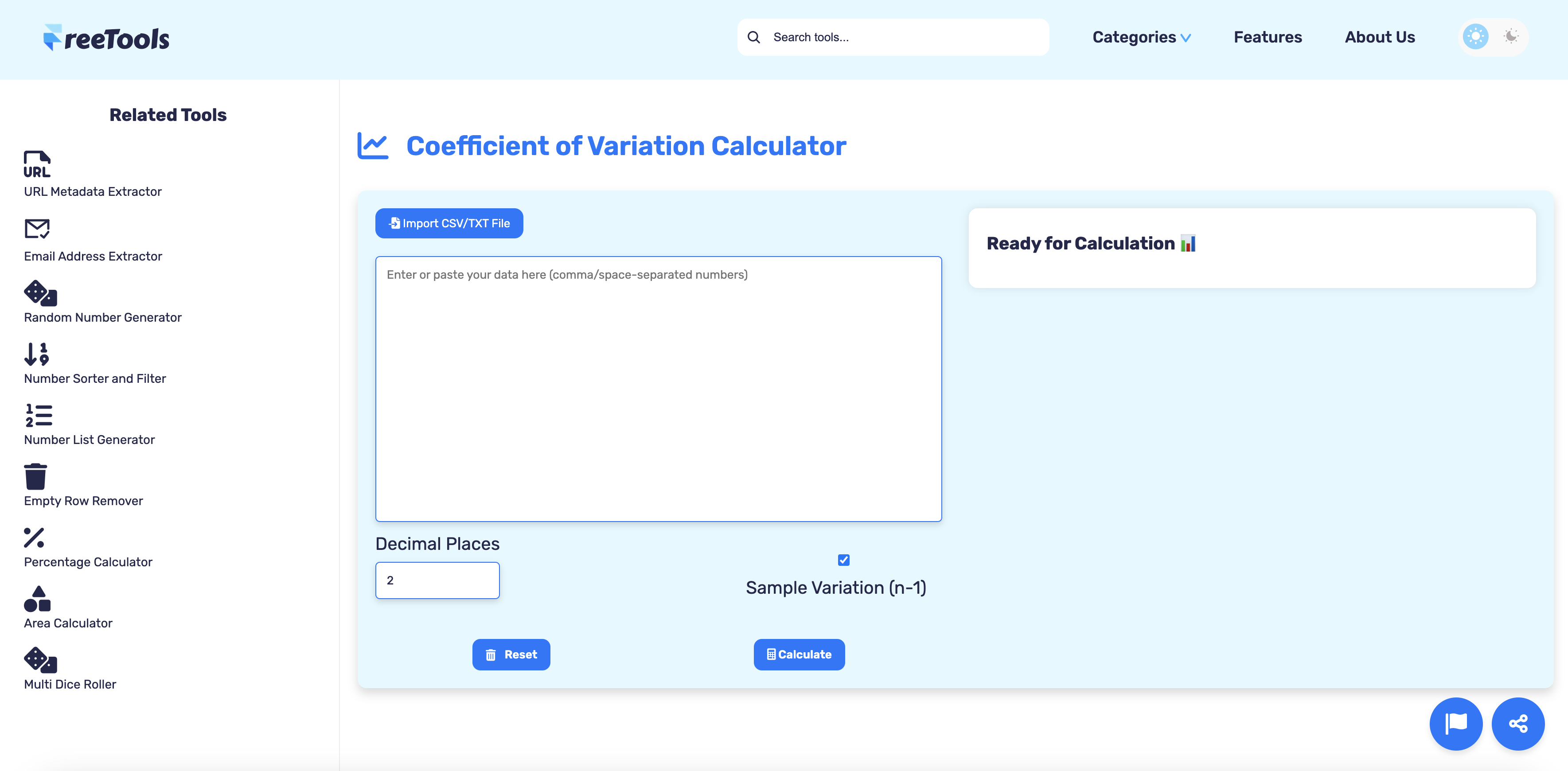Coefficient of Variation Calculator | Statistical Variability Tool