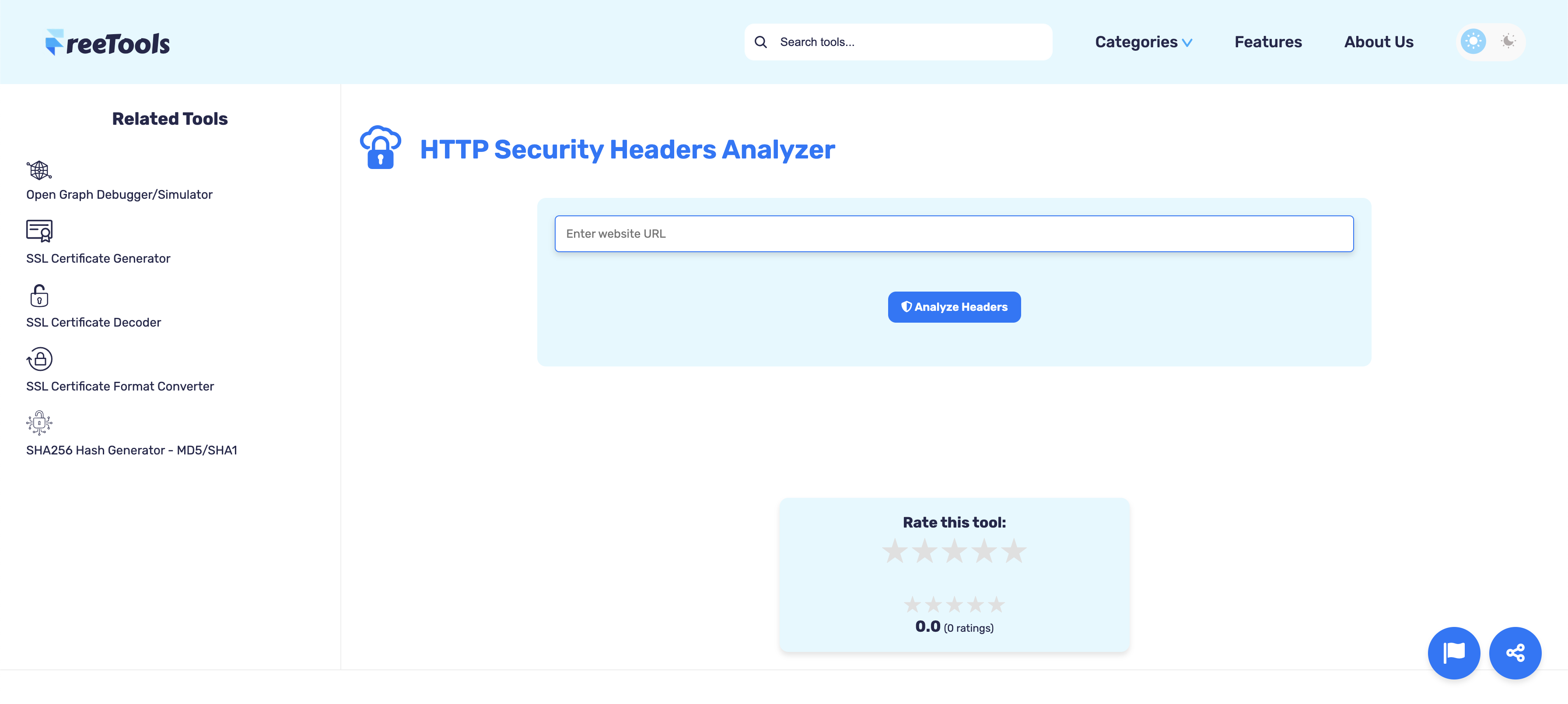 Security Headers Analyzer Test Website Security Freetools