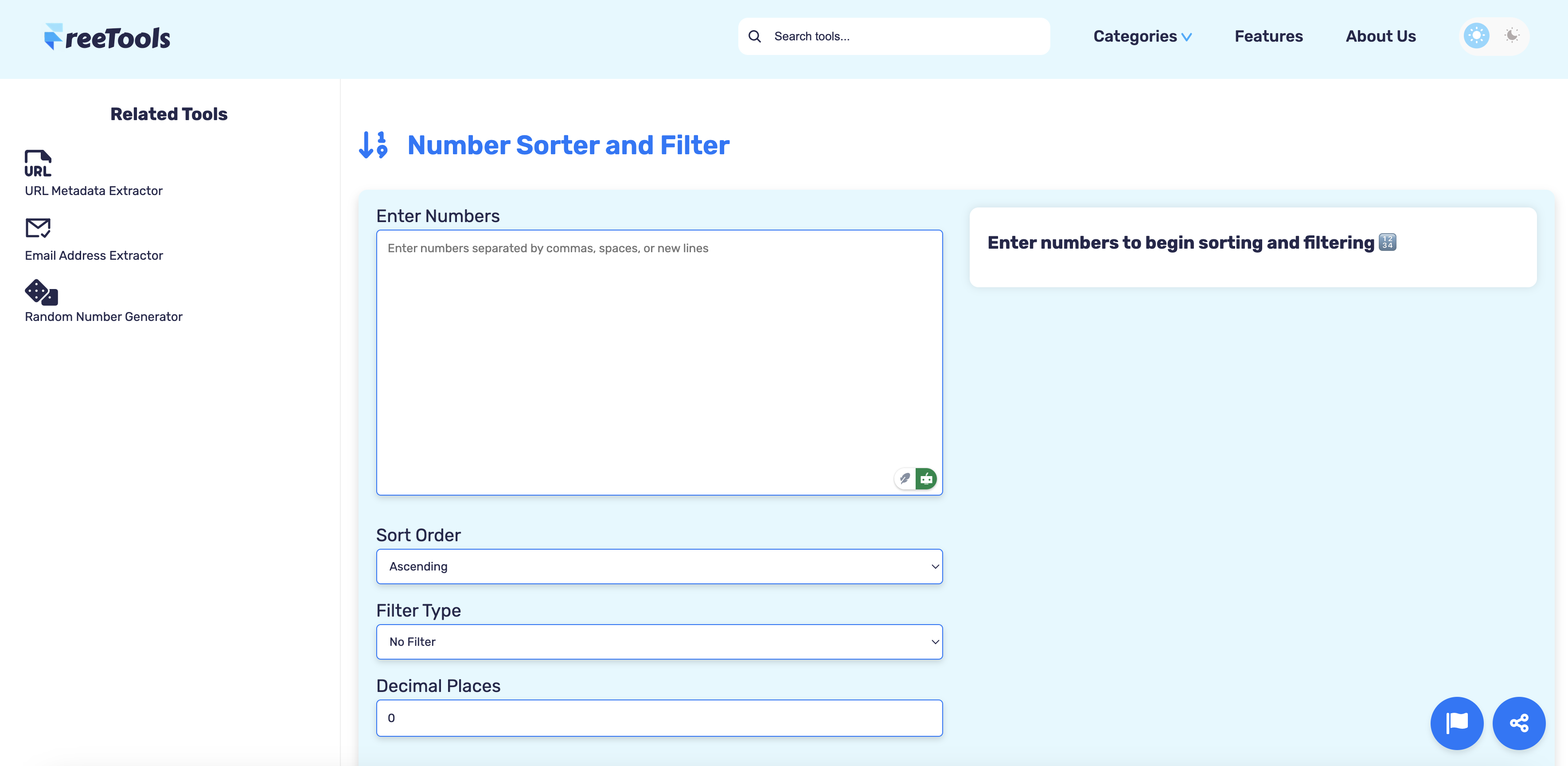 Number Sorter & Filter Tool | Sort, Filter & Analyze Numbers Online ...