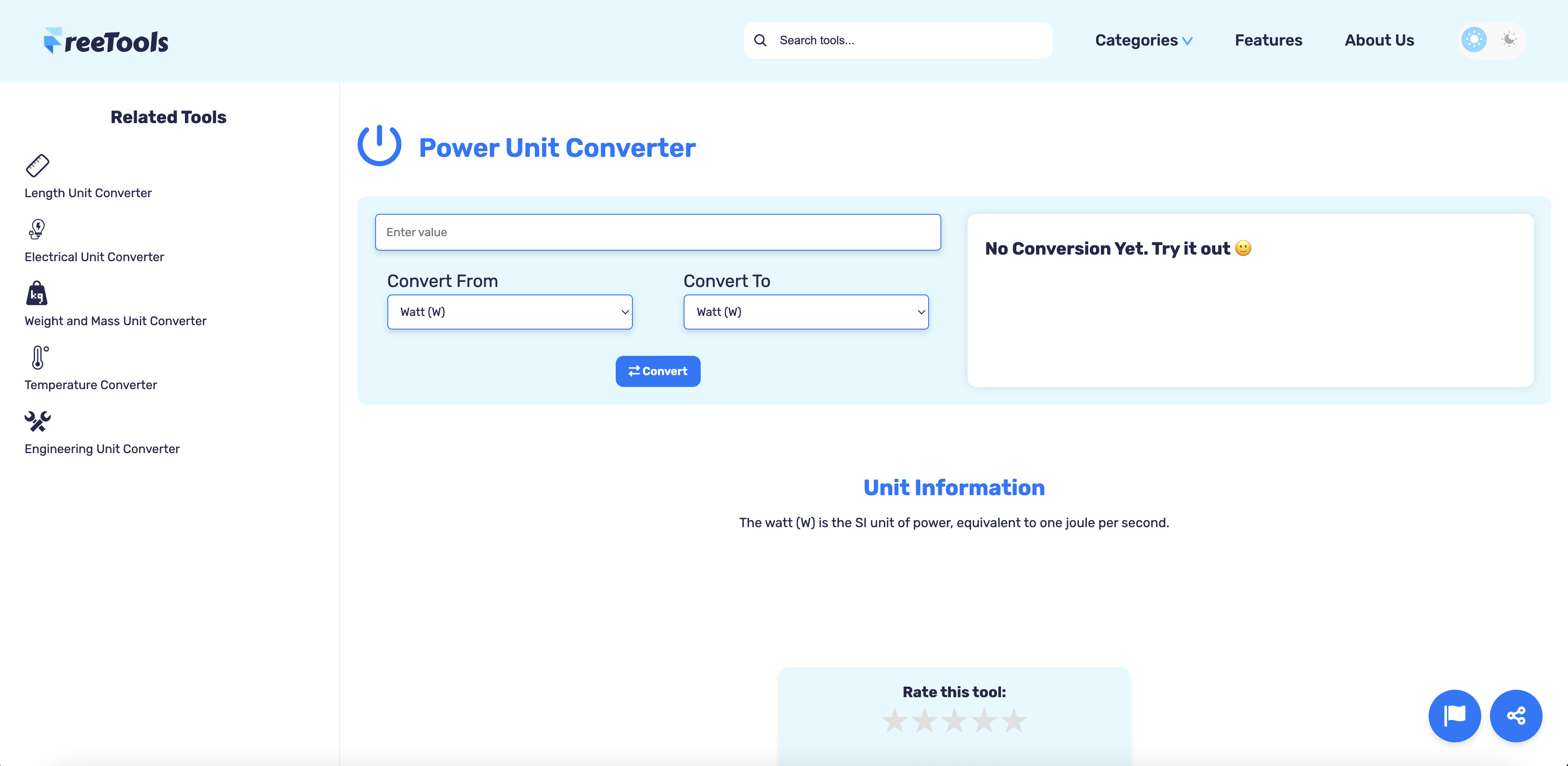 Power Unit Converter | Free Online Watt, Horsepower, BTU Conversion Tool