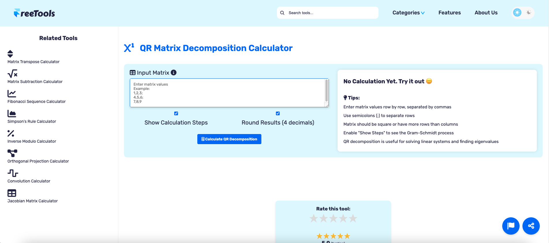 Free Qr Decomposition Calculator Interactive Math Tool