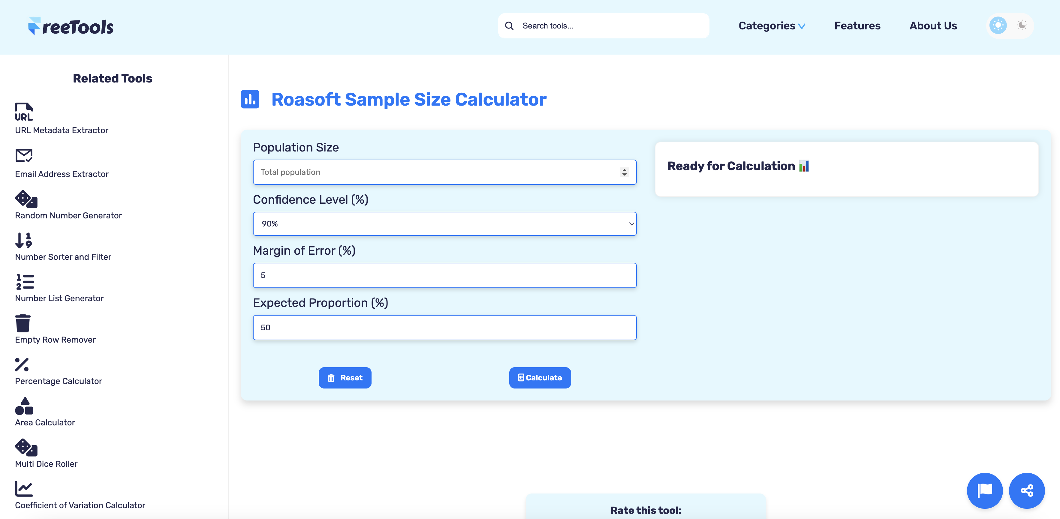 Roasoft Sample Size Calculator | Free Statistical Sampling Tool Roasoft Sample Size Calculator | Free Statistical Sampling Tool