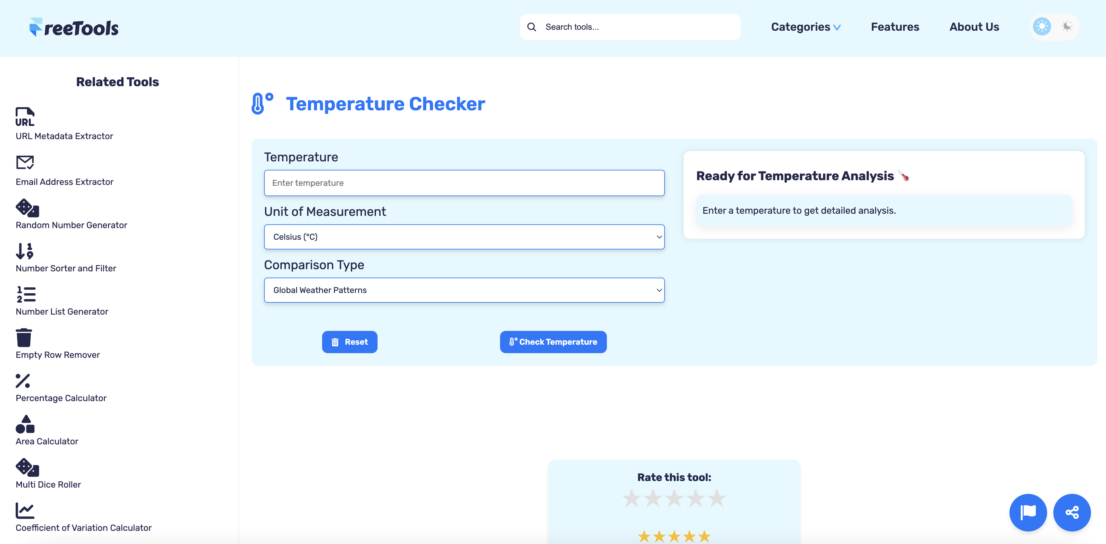 Temperature Converter & Analyzer | Free Online Temperature Checker