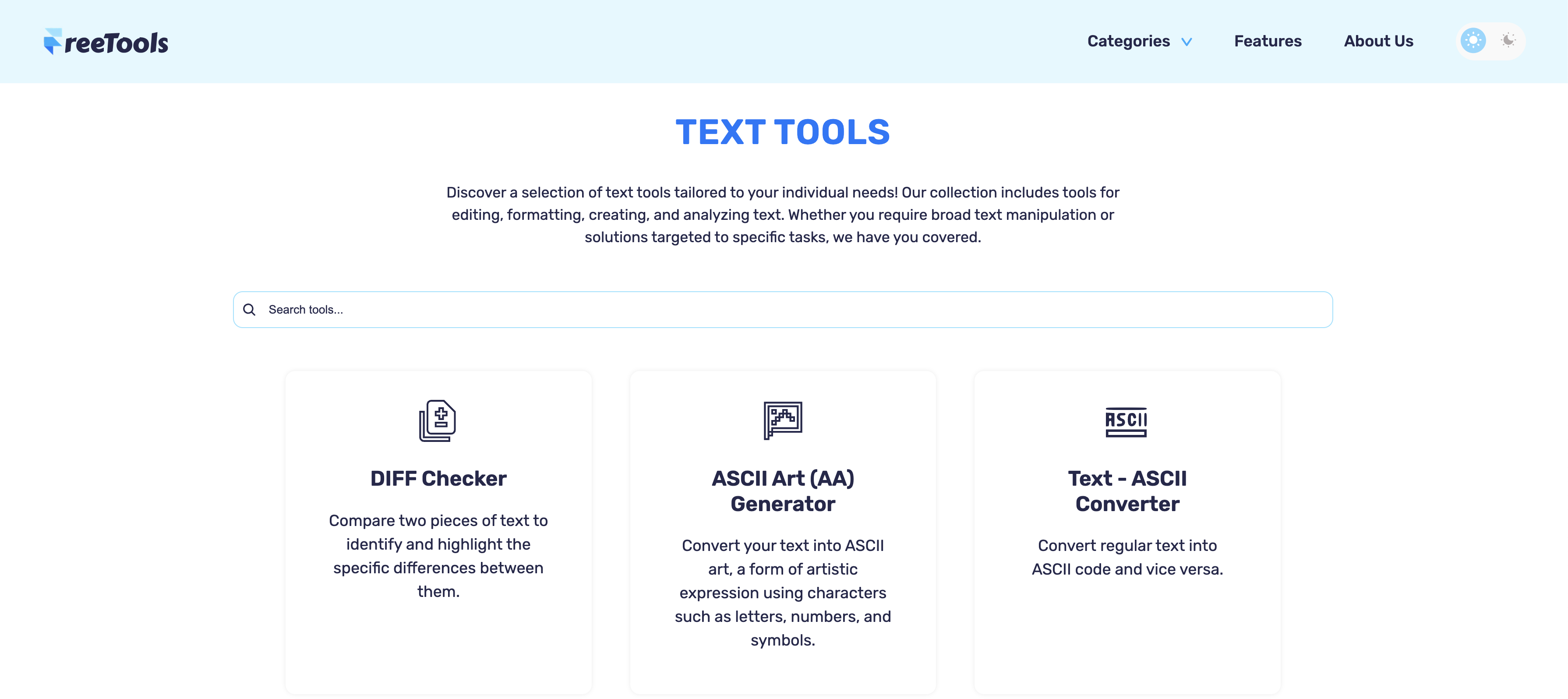 Best Free Text Tools in 2025 | FreeTools.org