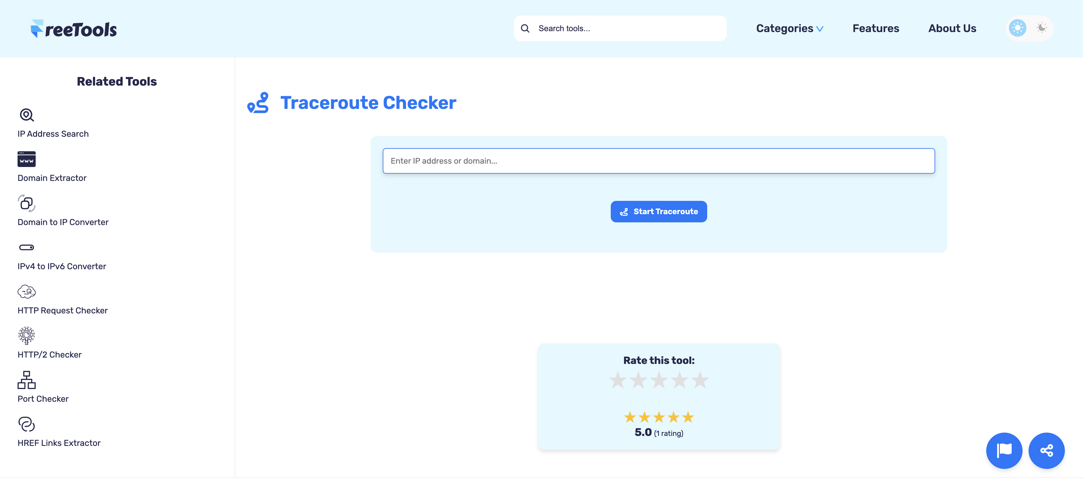 Traceroute Checker Tool Network Path Analysis Freetools
