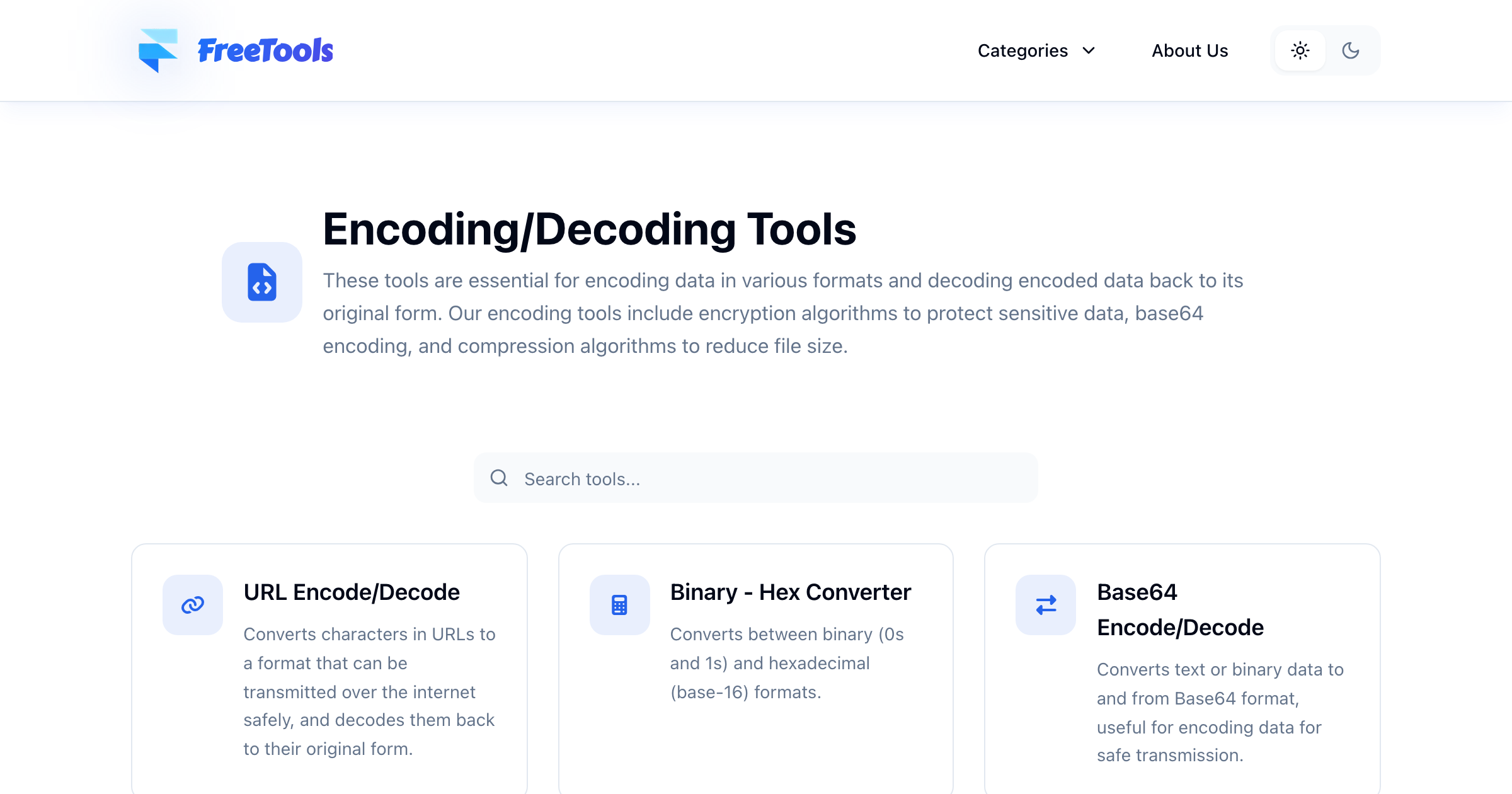 Encoding/Decoding Tools - Free Online Tools | Free Tools