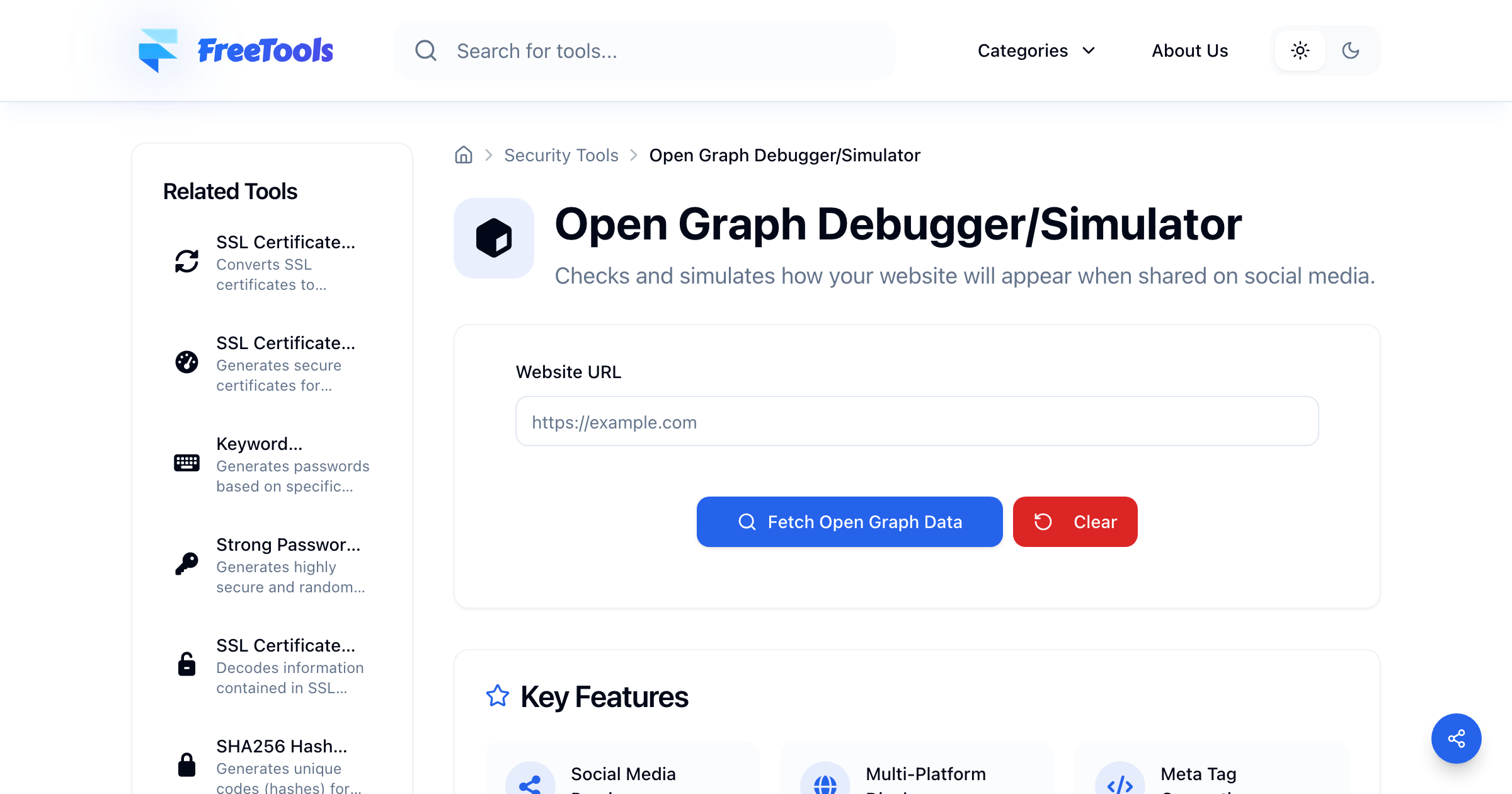 Open Graph Debugger/Simulator - Free Online Tool | Free Tools