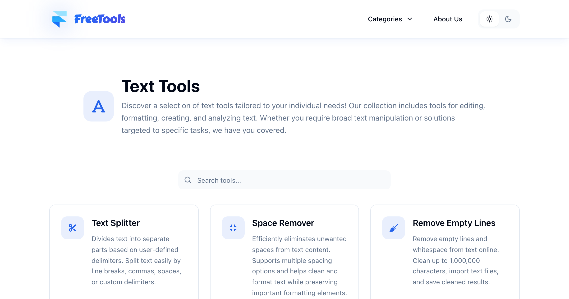 Text Tools - Free Online Tools | Free Tools